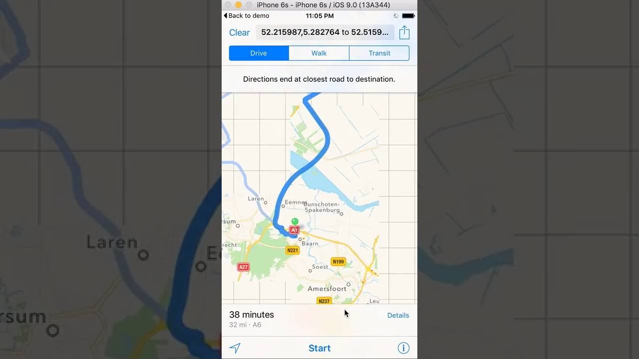nativescript directions plugin