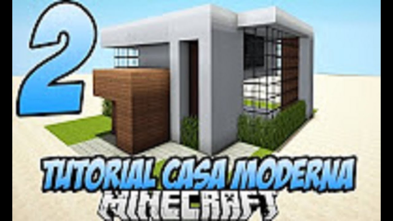 Minecraft Tutorial - Pequena Casa Moderna (PARTE 2)