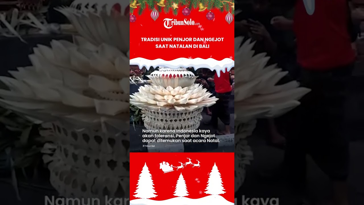 Tradisi Unik Penjor & Ngejot di Bali saat Perayaan Natal: Pasang Janur ...