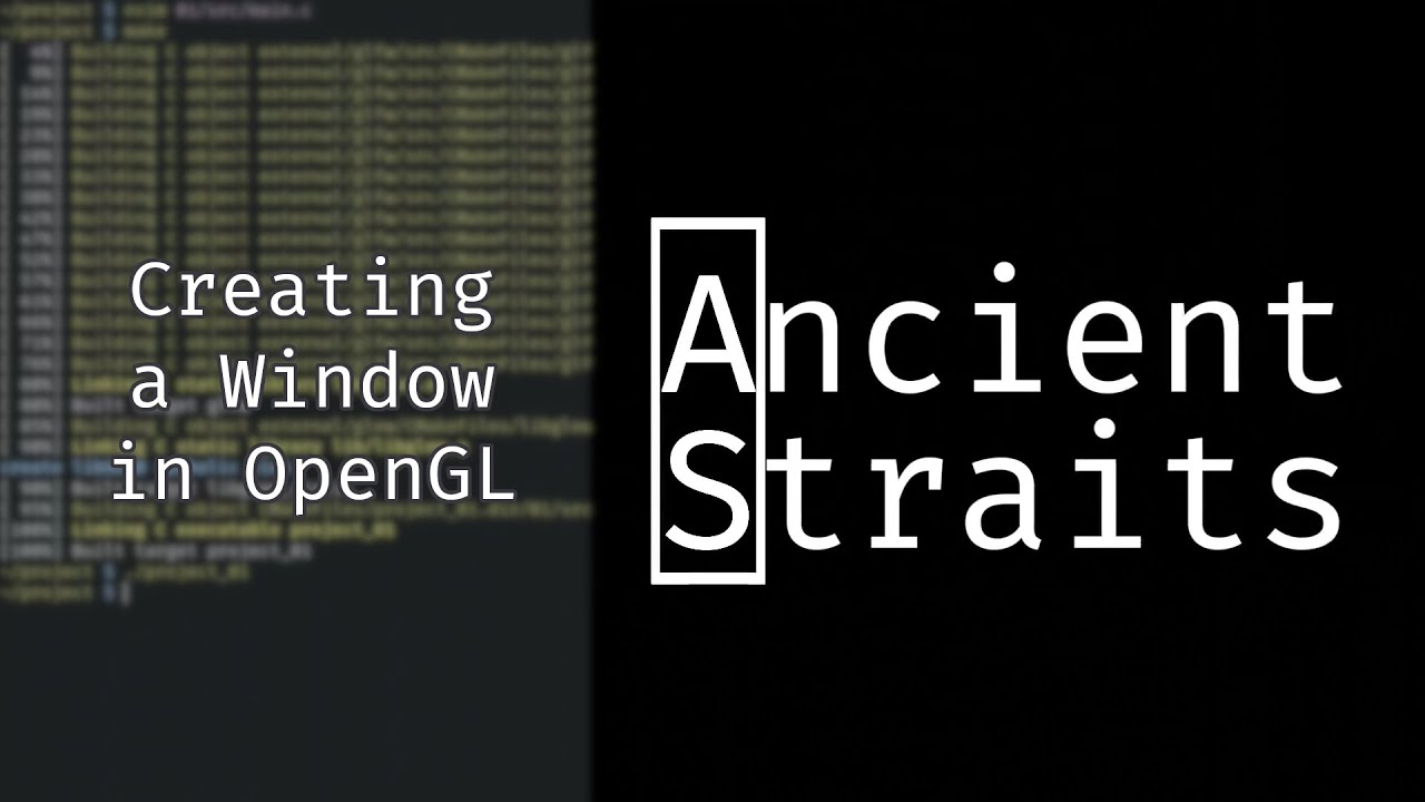 Make a window in OpenGL in less than 3 minutes (in pure C) #OpenGL #C