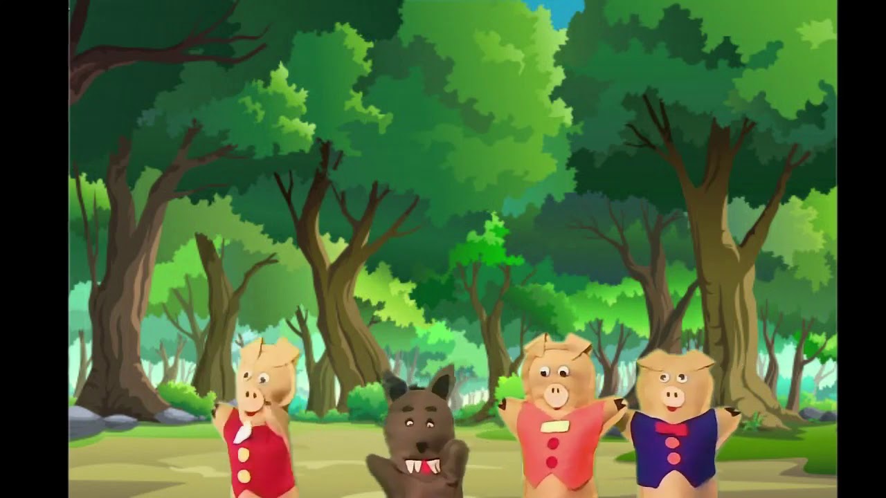 los tres cerditos y el lobo-aprender en casa