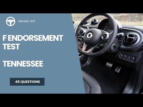 Tennessee F Endorsement Test ‐ 2025