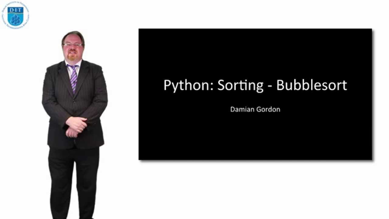 Python: Bubblesort (Normal and Optimised)