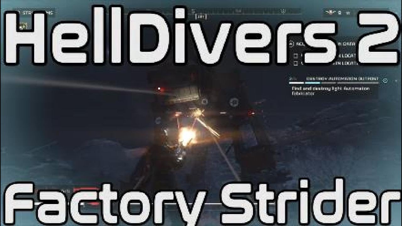 HellDivers 2 Factory Strider VS Solo HellDiver on HellDive Difficulty INSANE Ending For Democracy