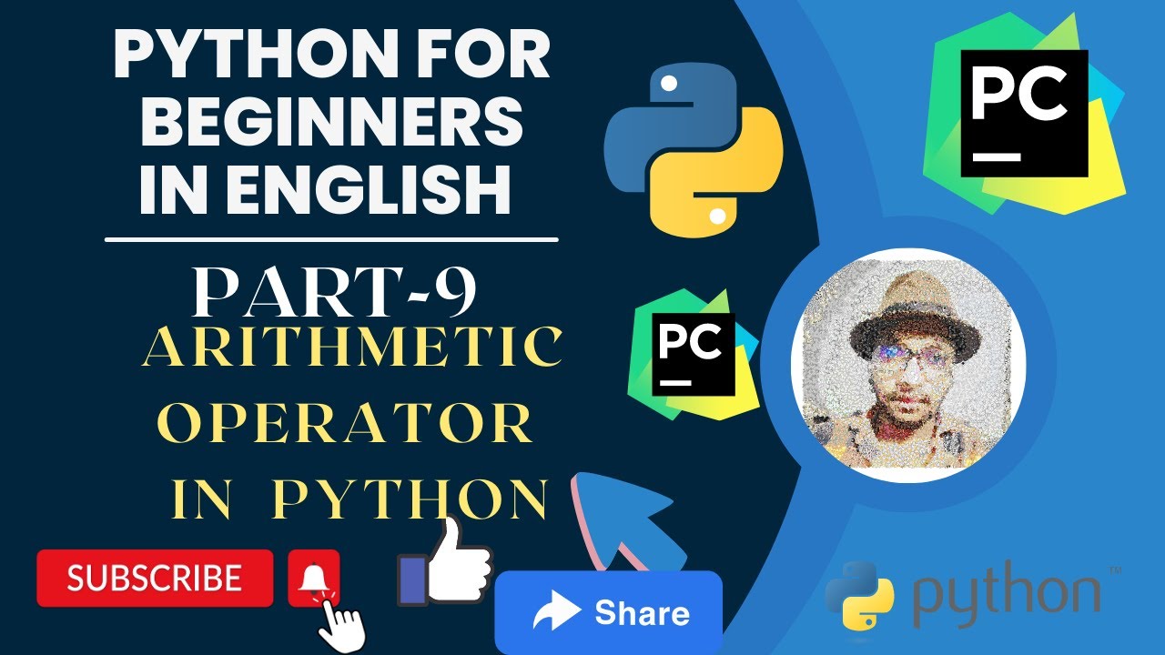 Arithmetic operators in Python by @hatcoder | python tutorial