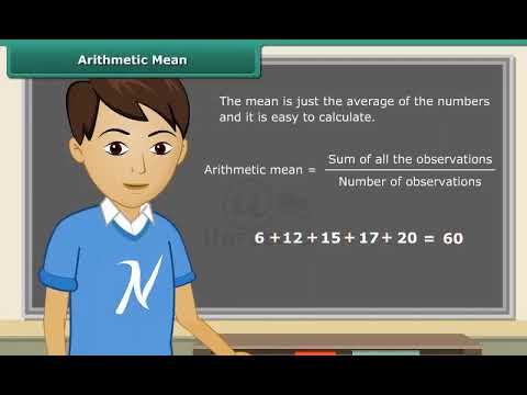 Ch 1 - Collection, Organisation and Presentation of Data | Arithmetic Mean