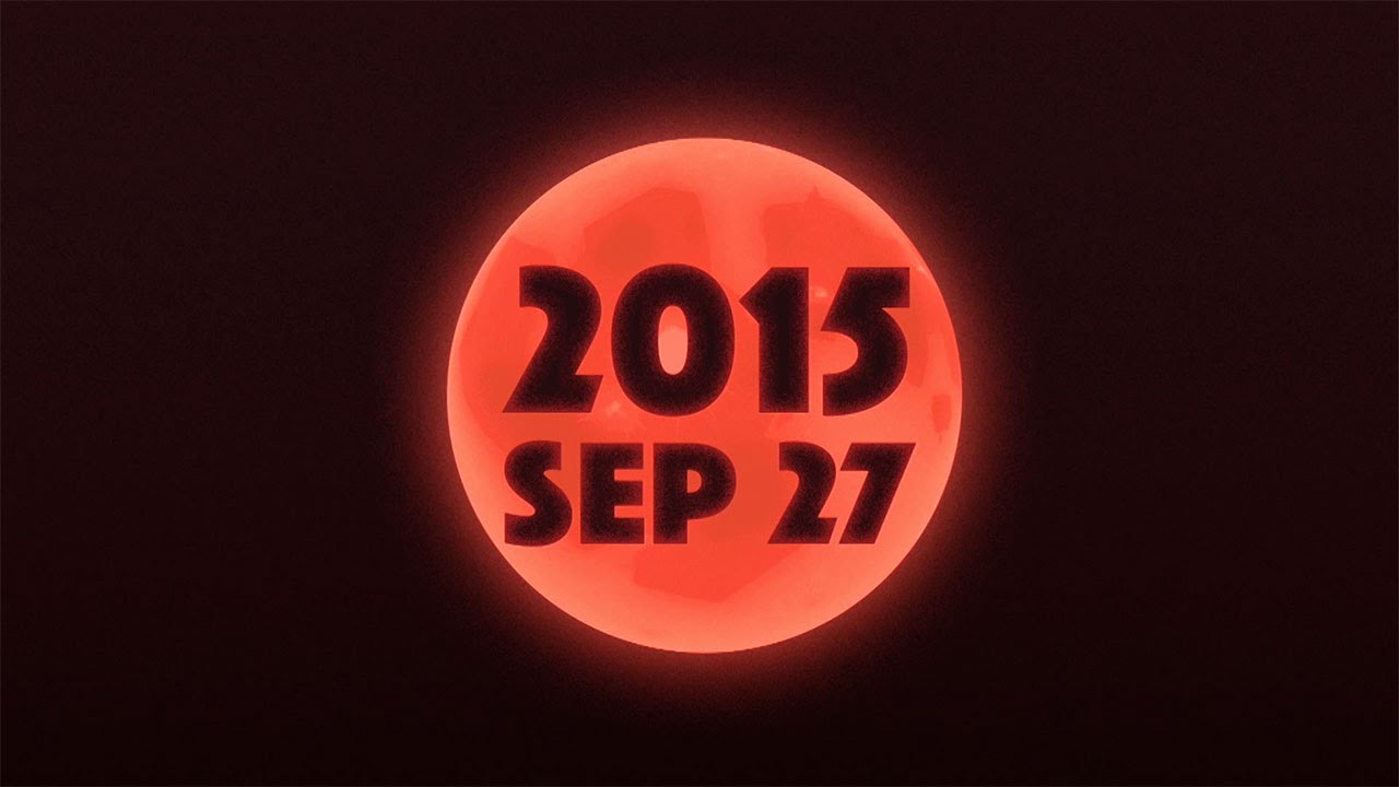 Supermoon Lunar Eclipse on September 27th, 2015