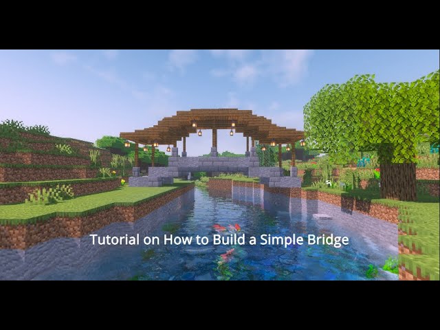 Small Bridge Over Minecraft Map