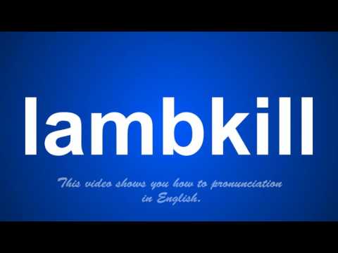 the correct pronunciation of lamellae in English.