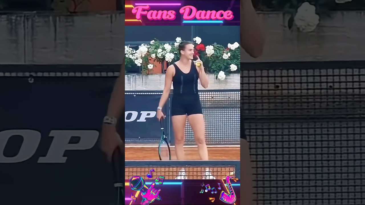 Aryna Sabalenka, Dancing Her Way to the Court! #remix #vibes #tennis #mashup