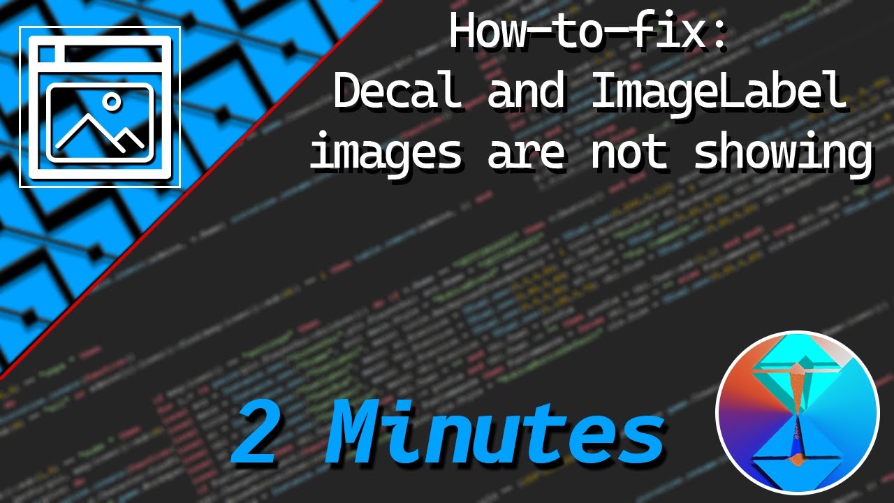 How-to-fix: Scripted Decal/ImageLabel doesn't display the image | Roblox Studio