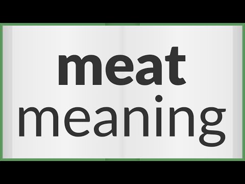 Meat | meaning of Meat