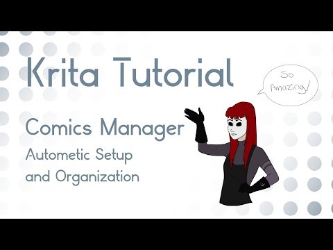 Krita 4.1+ Tutorial: NEW Using the Comics Manager Docker and System