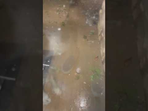Gorilla Hail (baseball) strikes Round Rock TX. 9/24/23 at 9pm. Supercell responsible.