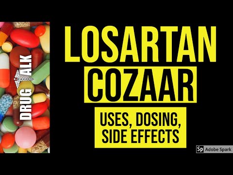 Losartan (Cozaar) - Uses, Dosing, Side Effects