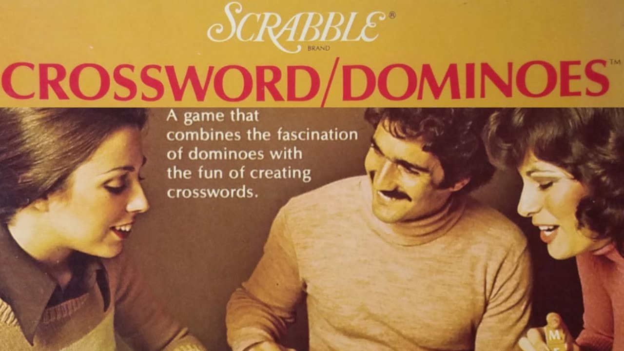 Board Game Archaeology #47 Scrabble Crossword Dominoes (1975) by Selchow & Righter Co.
