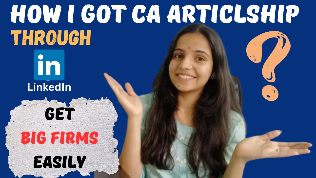 CA Articleship through LinkdIn !! How to Apply for Articleship | Tips & Tricks for CA Articleship