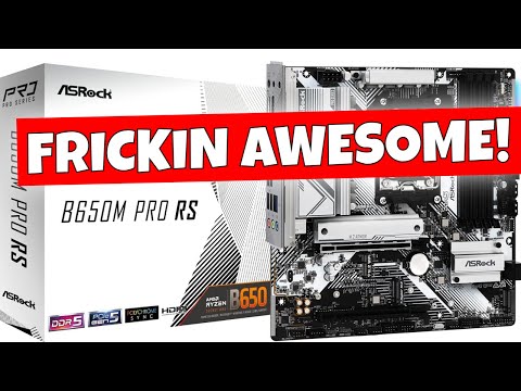 BEST Cheap AM5 MATX ASRock B650M Pro RS Wifi Motherboard Tour & Overview