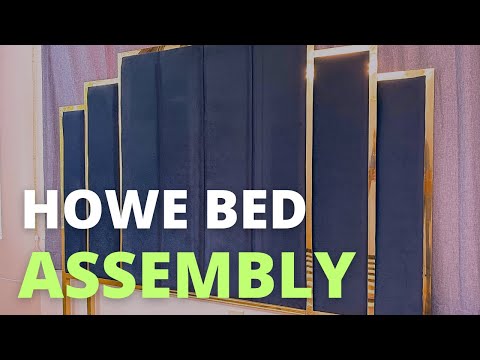 HOWE Bed Frame and 65" Headboard Assembly | Duncanville Upholstered Platform Bed Assembly