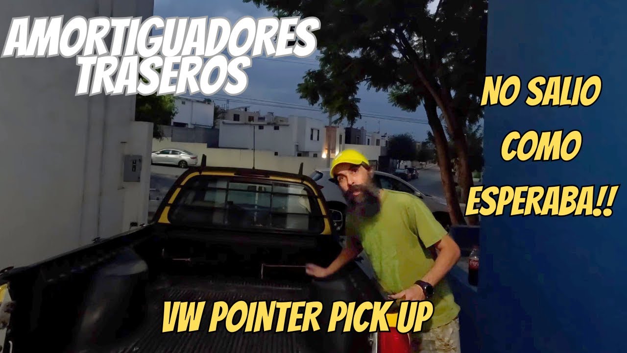 How to Change Rear Shock Absorbers | VW Pointer Pickup | Pato Cantu