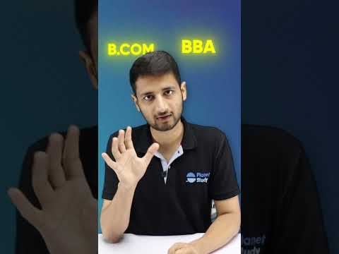 Bcom Vs BBA | Which is better ??? #shorts