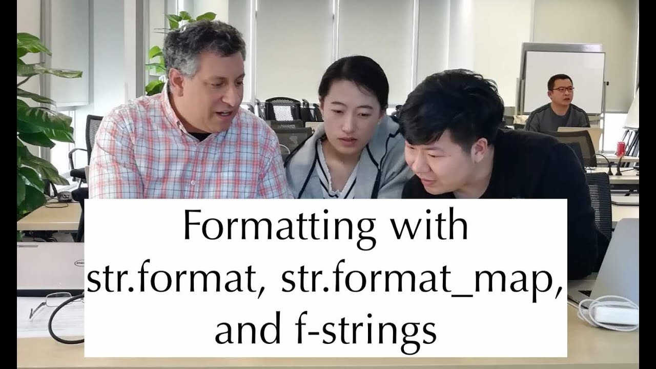Python standard library: Formatting strings