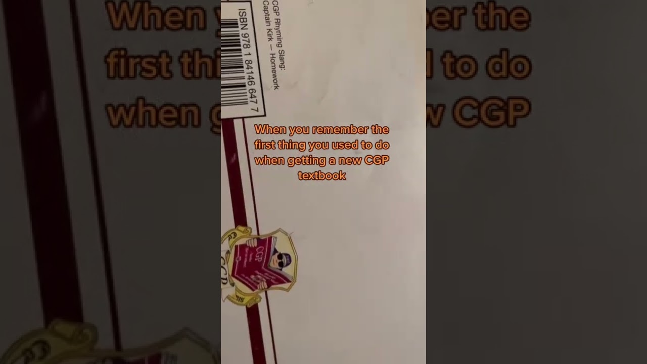 Only UK people will get this #cgp #cgpguides #cgpbooks #gcse