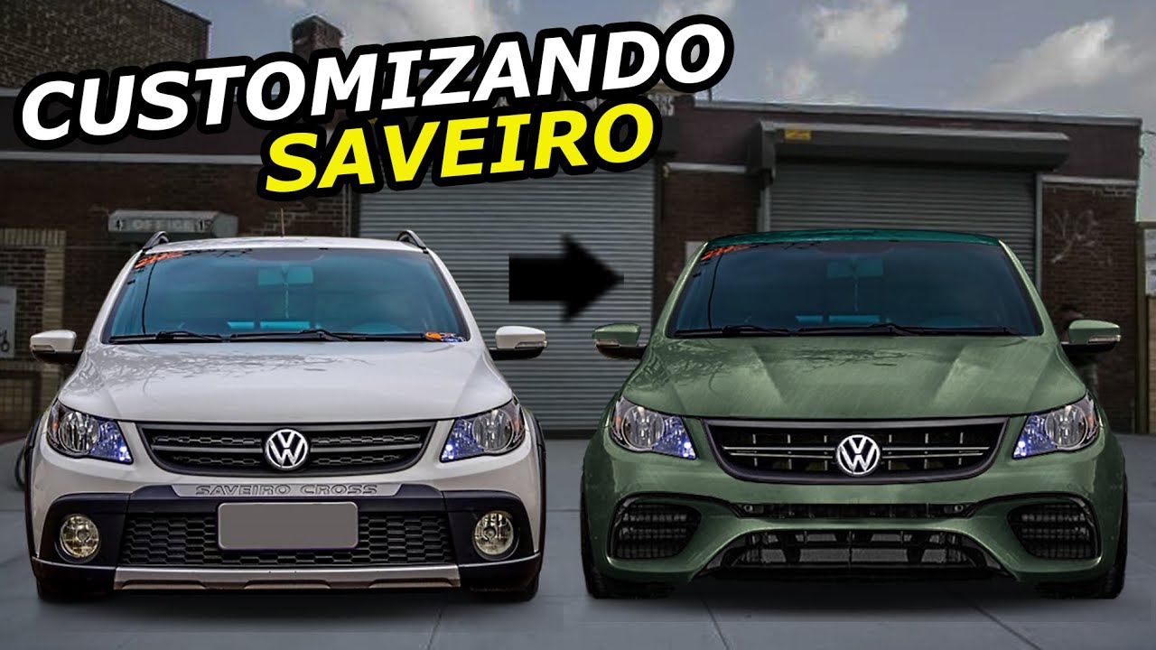 SAVEIRO CROSS CUSTOMIZADA PHOTOSHOP #1