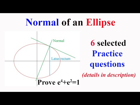 Solved Examples for JEE: Ellipse- 8 Video Lecture
