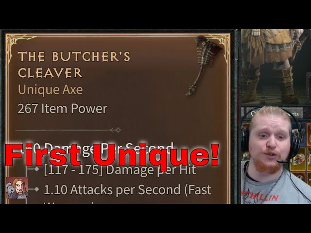 The Butcher's Cleaver in Diablo 4: How to get, Unique effects, Affixes ...