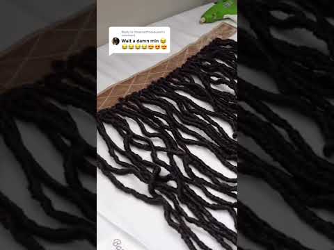 this faux loc DIY is a GAME CHANGER! π€― would you try this? π