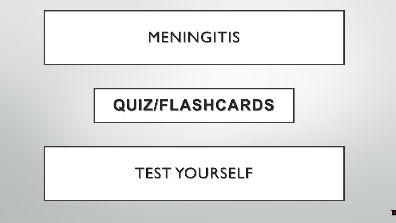 3.3.6 Meningitis Quiz︱MCQs︱Flashcards. For Board Exams and USMLE︱PLAB︱NLE.