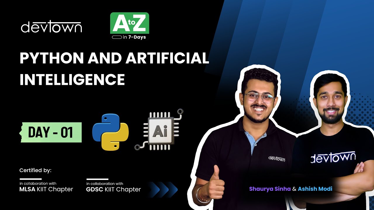 [LIVE] DAY 01 -  Python And Artificial Intelligence  | COMPLETE in 7 - Days