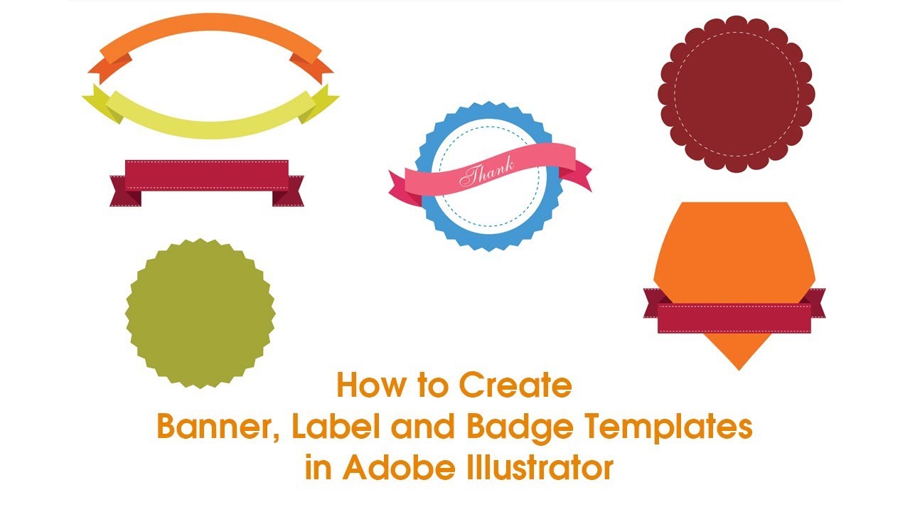 How to Create Banner, Label and Badge Templates in Adobe Illustrator