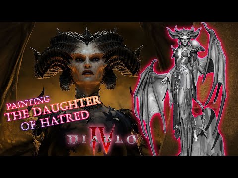 From Pixels to Resin: Painting a Jaw-Dropping Lilith Model Figure from DIABLO 4! 😈