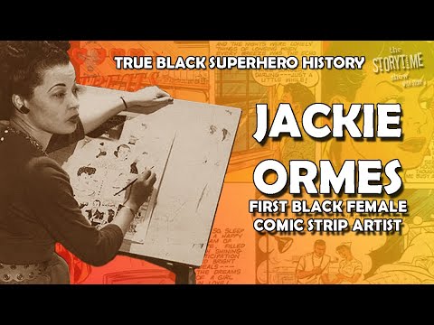 JACKIE ORMES | First Black Female Comic Strip Artist | TRUE Black Superhero History