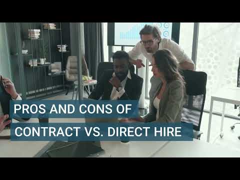 Pros and Cons of Contract Hire vs Direct Hire