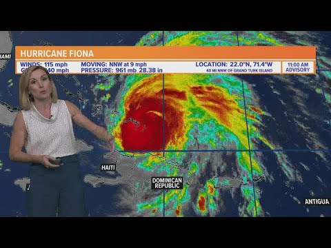 Tracking Fiona: Afternoon update Sept. 20, 2022