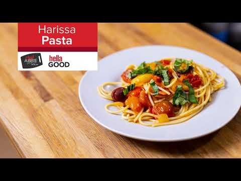 SIMPLE & QUICK Harissa Pasta with Cherry Tomatoes