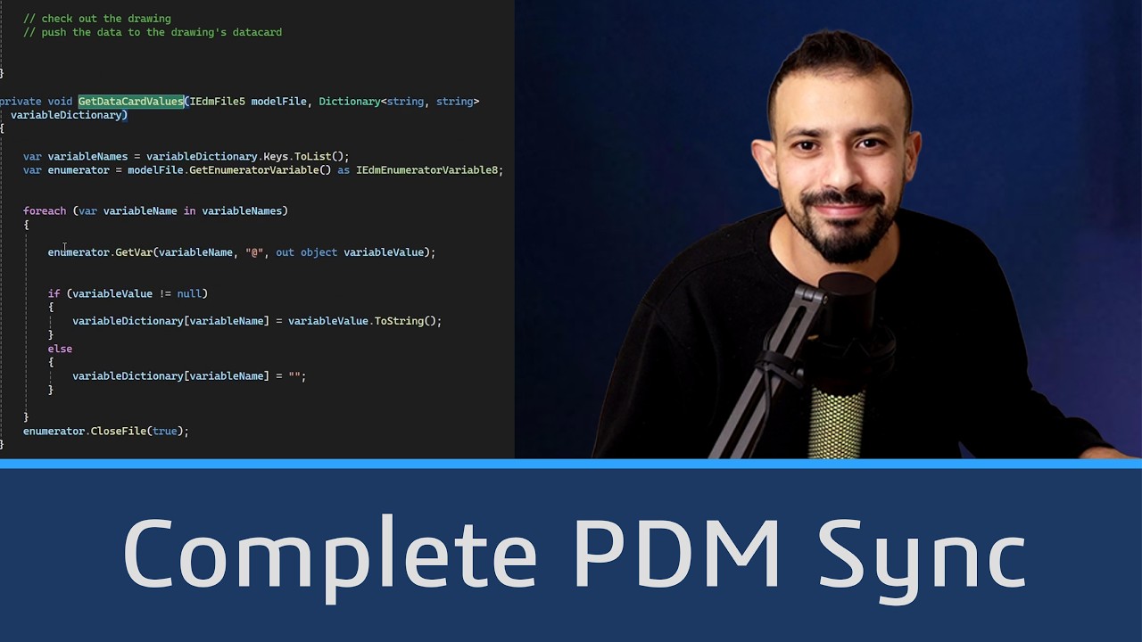 SOLIDWORKS PDM API: Complete PDM Sync