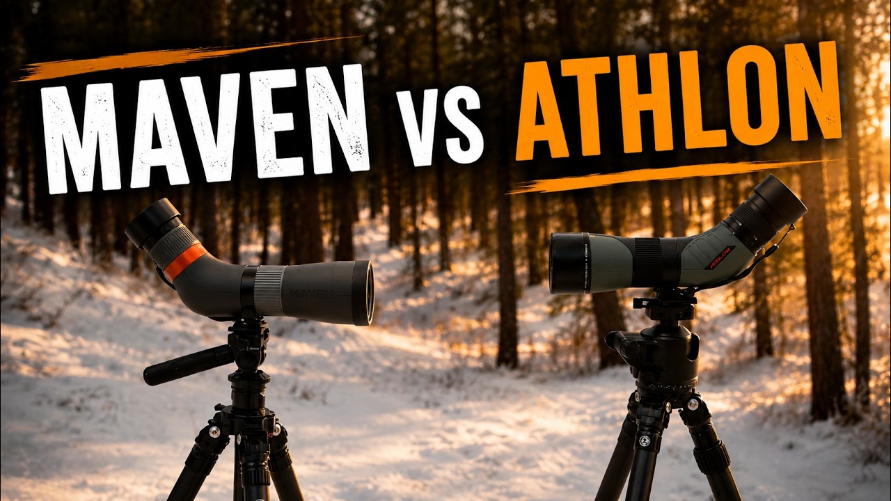 Athlon Ares G2 vs Maven CS.1A: Can You REALLY See the Difference? 15-45x65 Spotting Scope Comparison