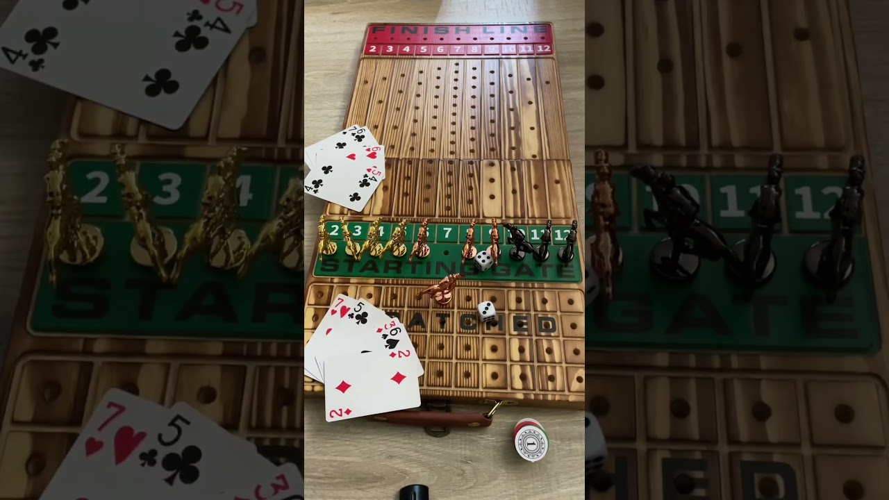 HORSE RACING Board Game #viral_video #boardgames #horseracing #bestboardgames