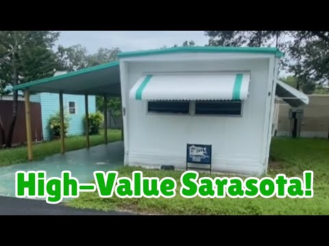 Welcome to Lot 85 in Villager Resort Mobile Home Park in Sarasota Florida
