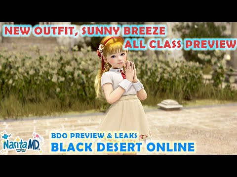 [Game Play] Sunny Breeze Outfit Fullbody All Class Preview, No Clickbait | Black Desert Asia (TH ...