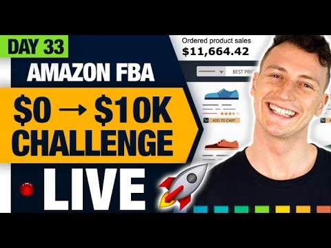 AMAZON FBA $10,000 CHALLENGE 🚀 (Day 33) Powerful PPC Ad Refinement Strategy!