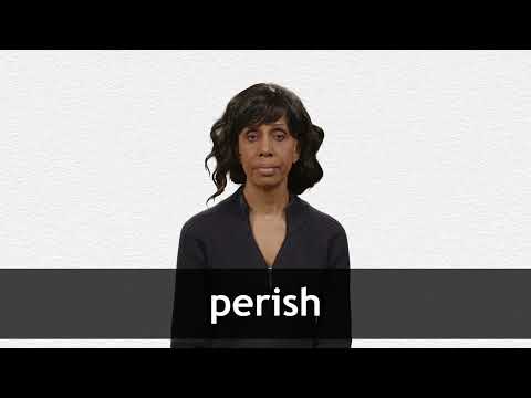 How to pronounce PERISH in American English