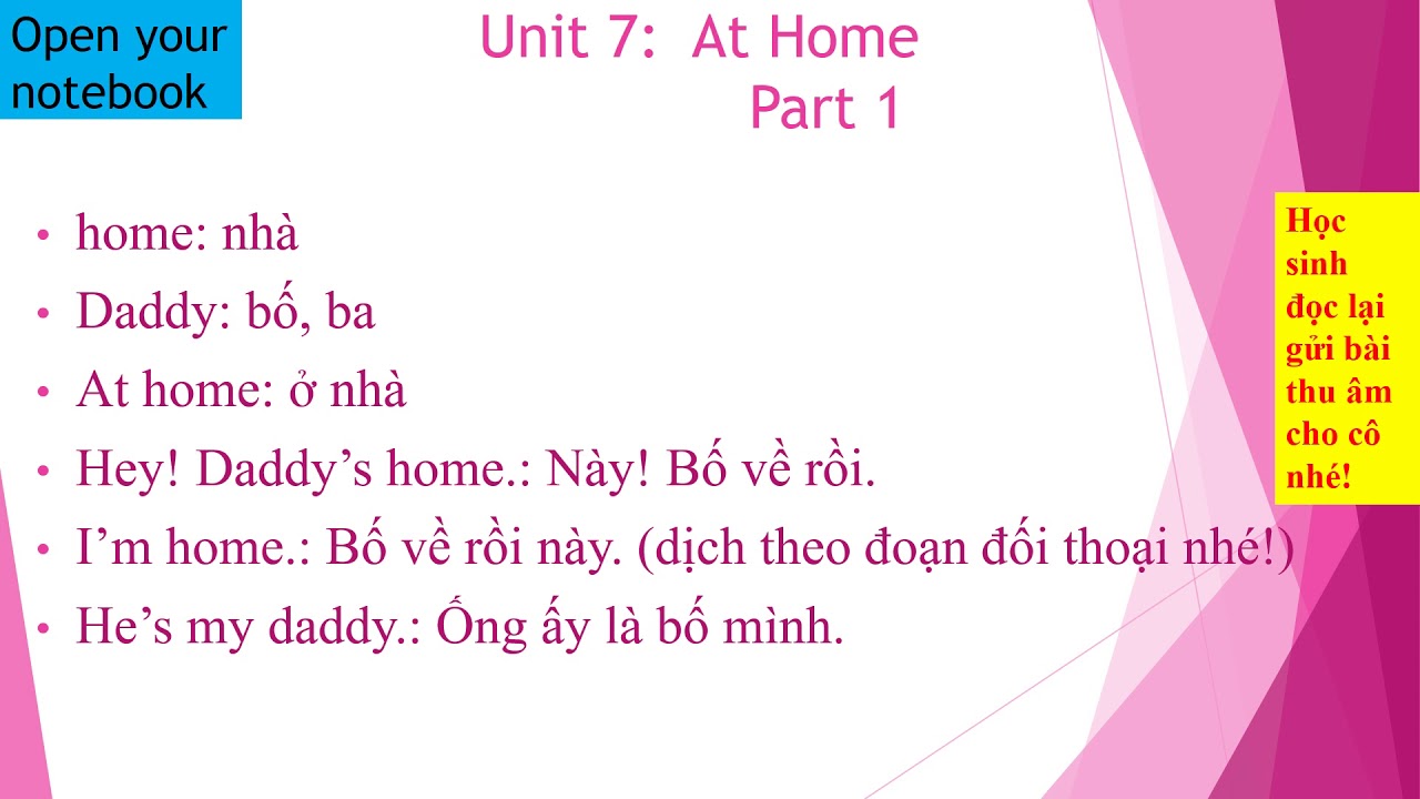 tiny talk 1B unit 7 part 1