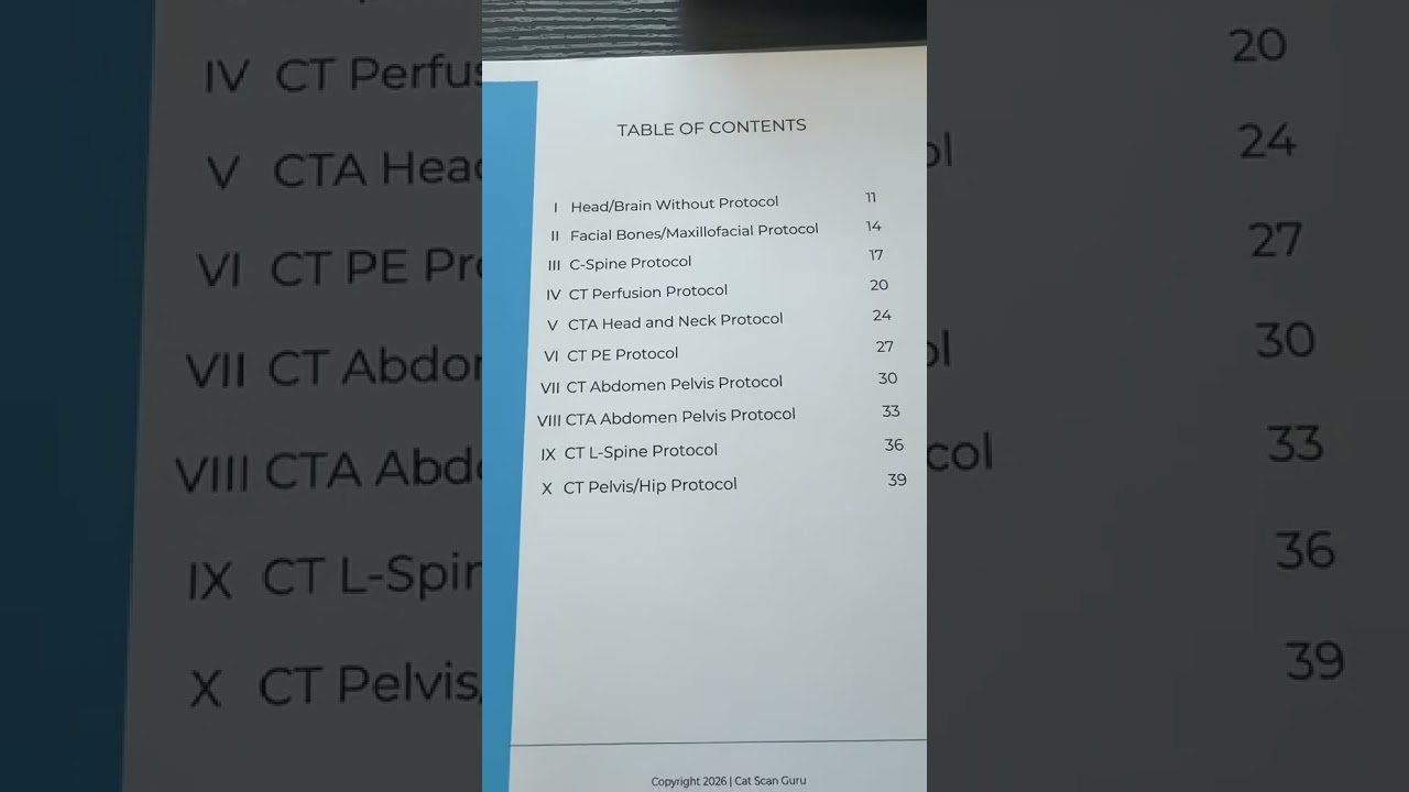 BTS on the Core CT Protocols Guide #medicalimaging #computedtomography #ctscan