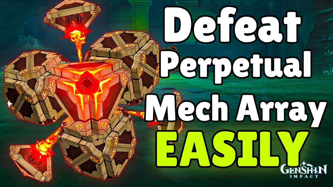 Perpetual Mechanical Array BOSS SOLO GUIDE - Genshin Impact