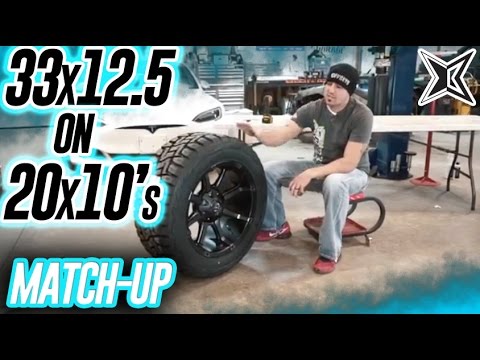 Custom Offsets Match Up: 33x12.5 on 20x10's